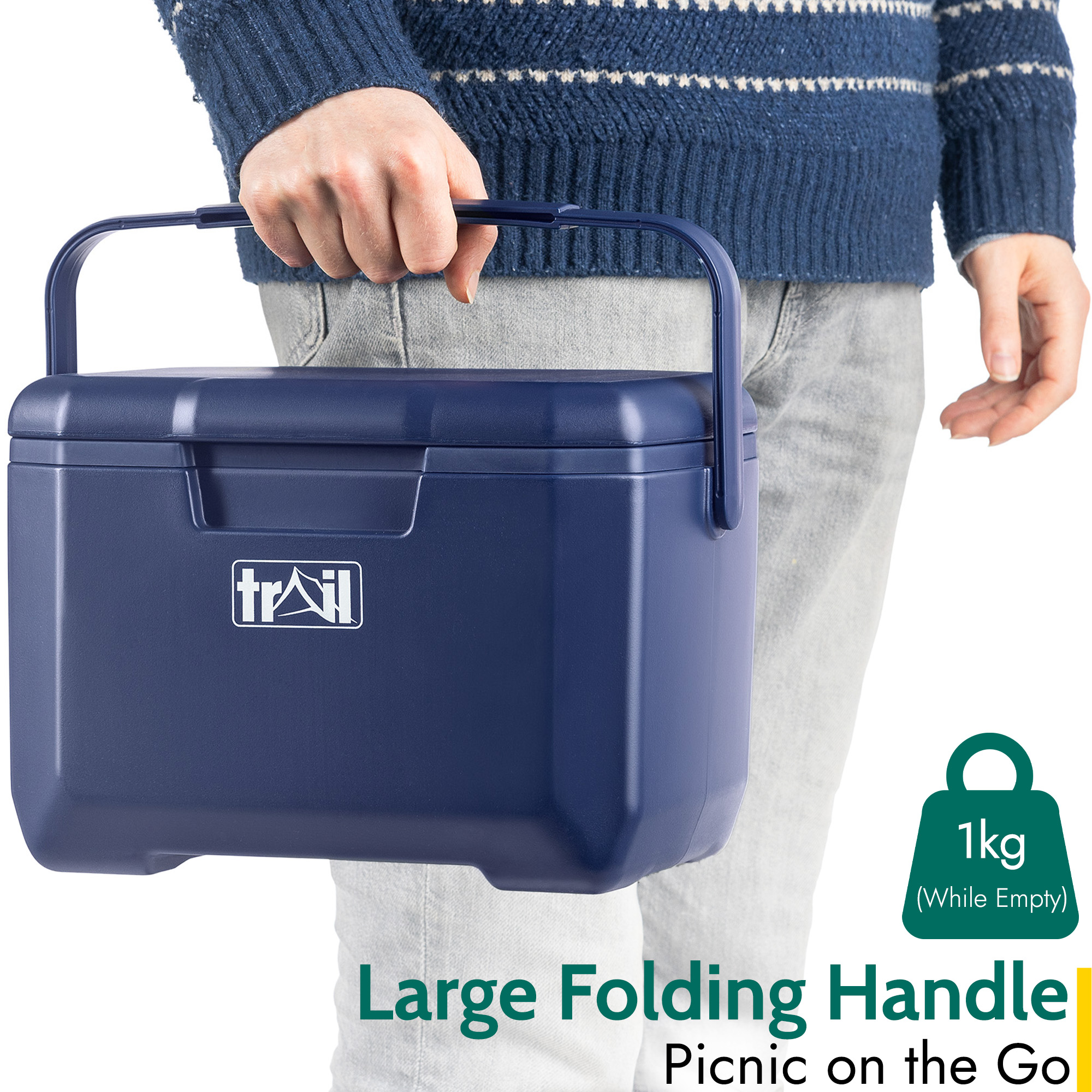 Small Cool Box 5L Insulated Hard Cooler Hot Cold Food Drink Picnic ...